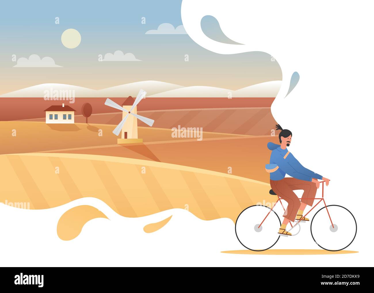 Man travel adventure lifestyle Stock Vector Images - Alamy