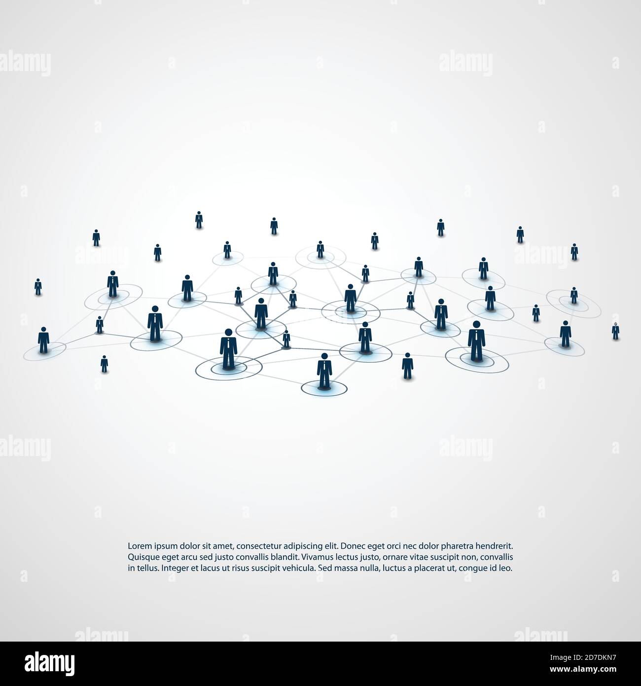 Networks - Business Communication - Social Media Concept Design Stock ...