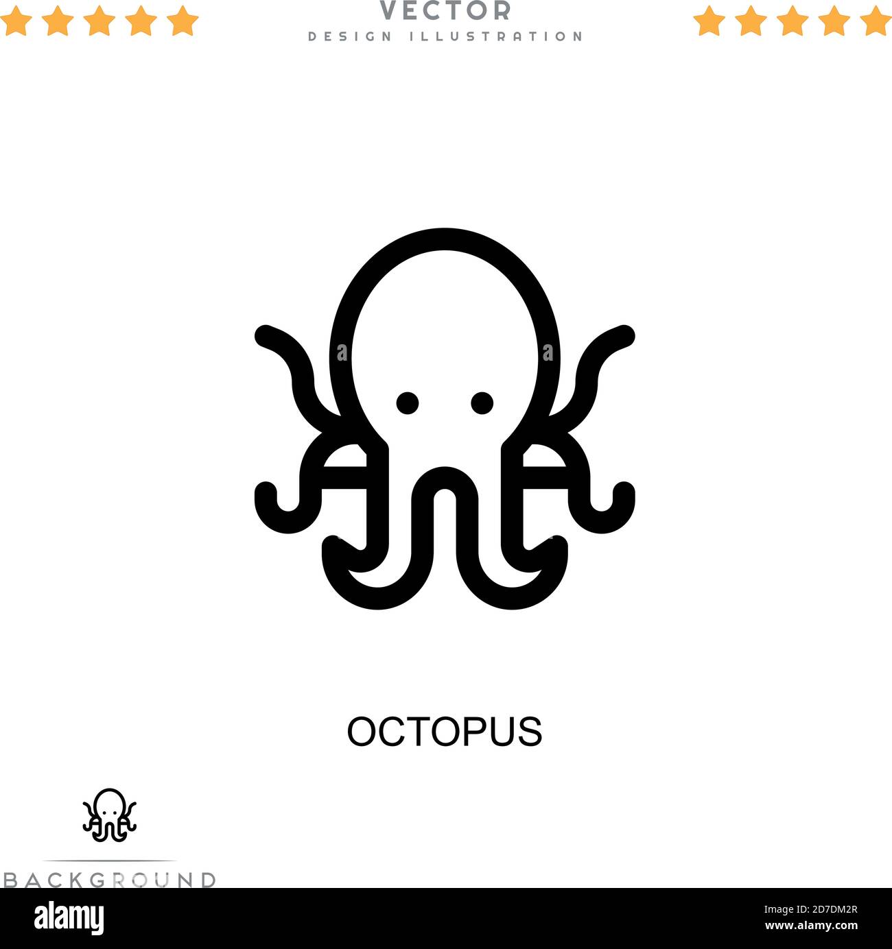 Octopus icon. Simple element from digital disruption collection. Line ...