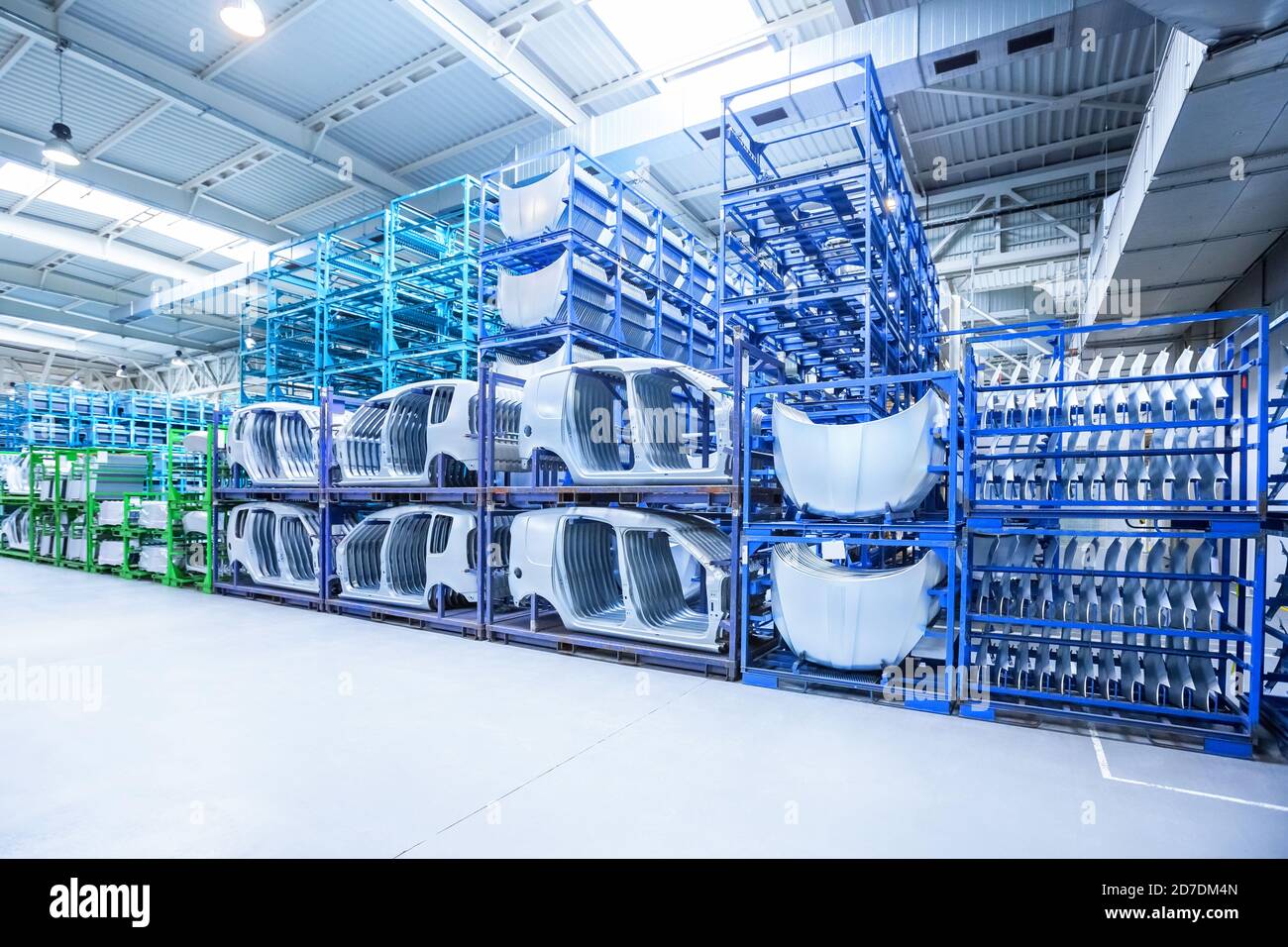 spare parts in a car plant Stock Photo - Alamy