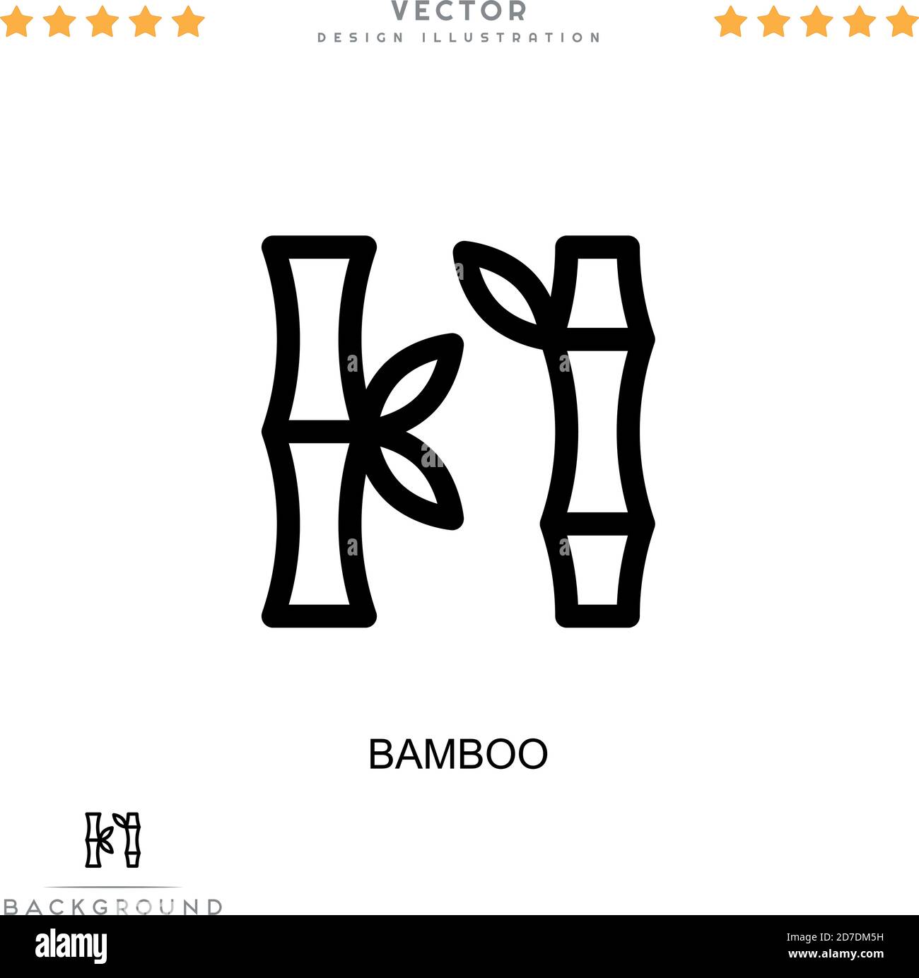 Bamboo plant from japan Stock Vector Images - Alamy