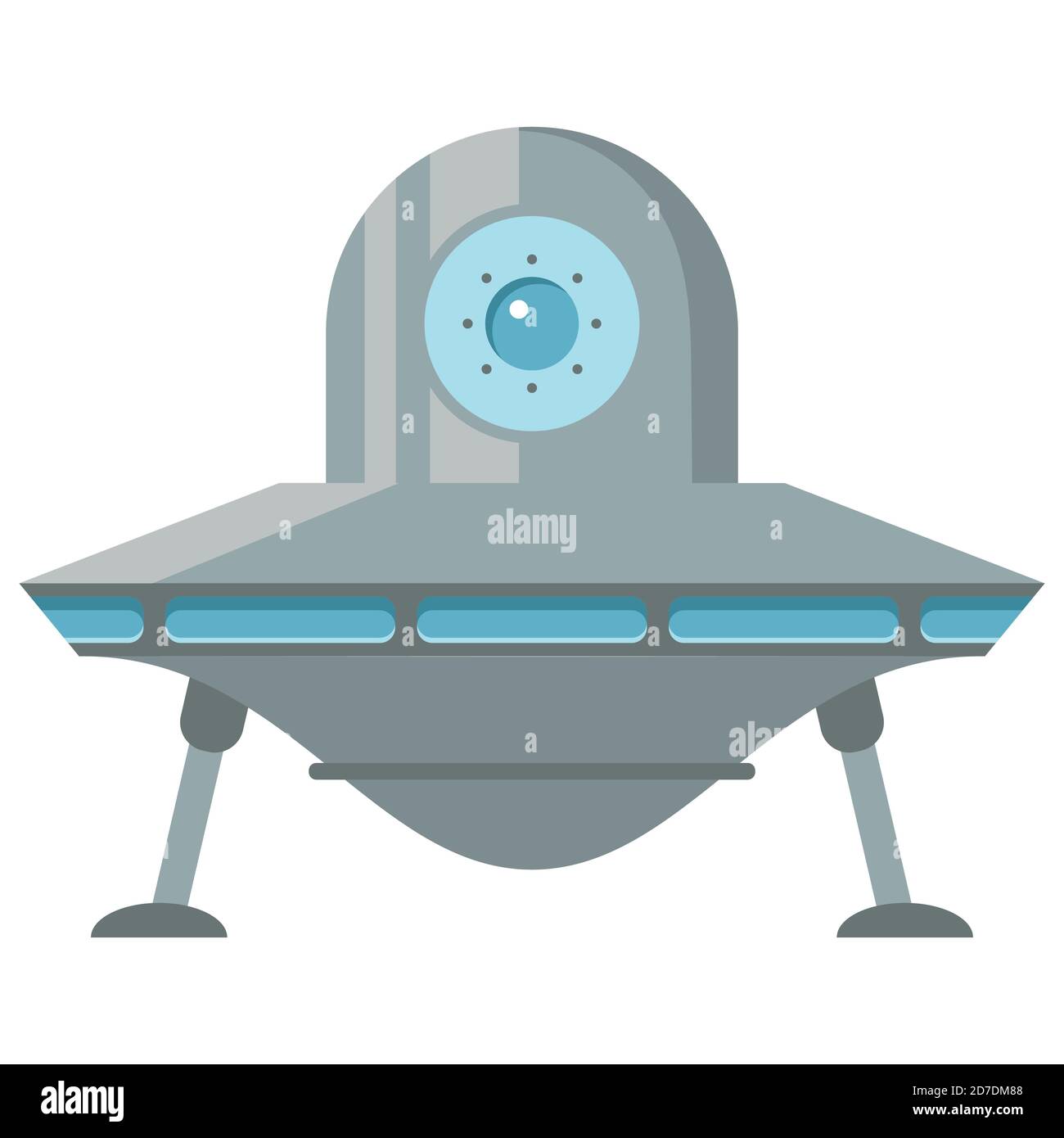 Cartoon alien spaceship flying saucer hi-res stock photography and ...