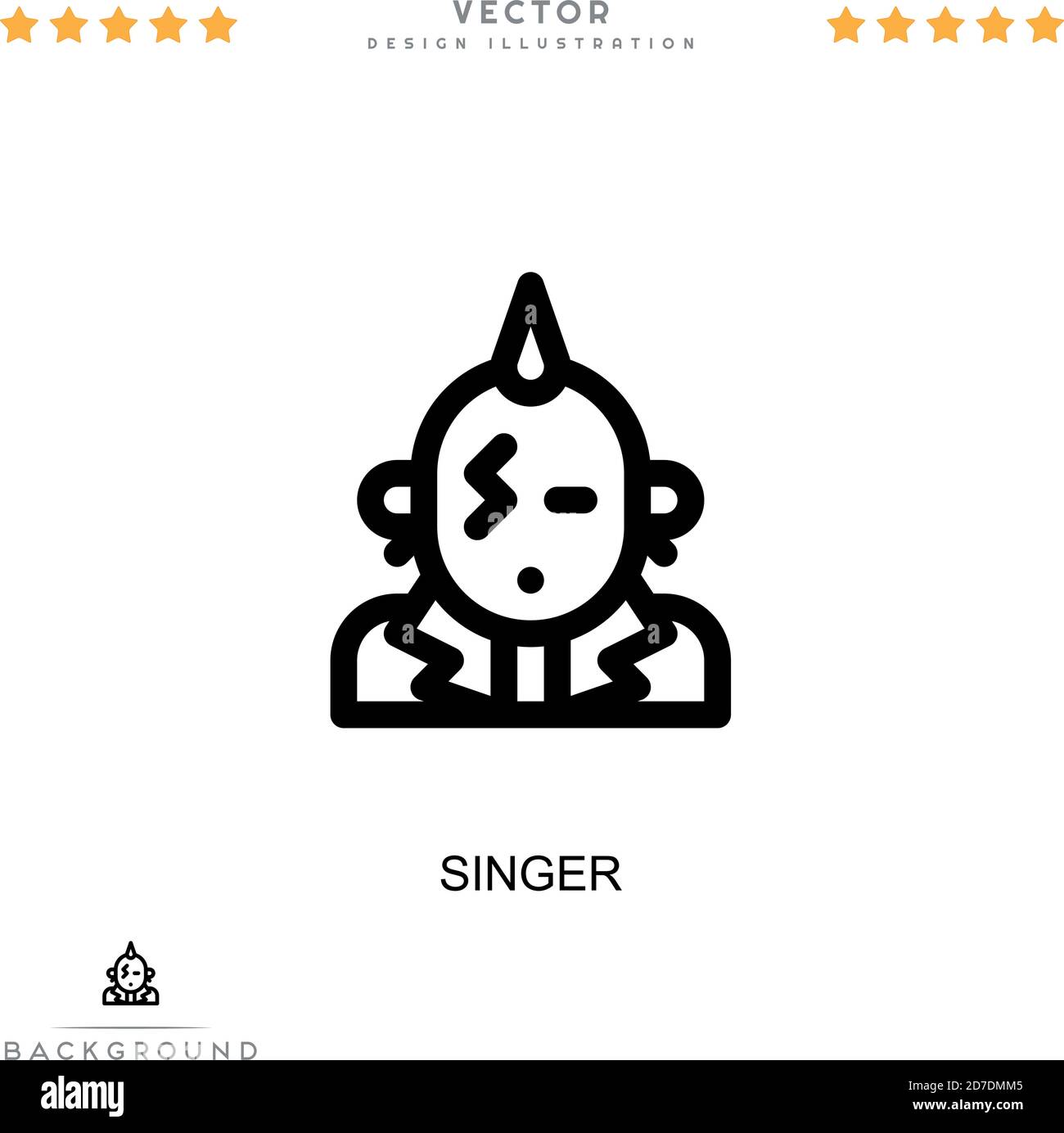 Female jazz vocalist Stock Vector Images - Alamy