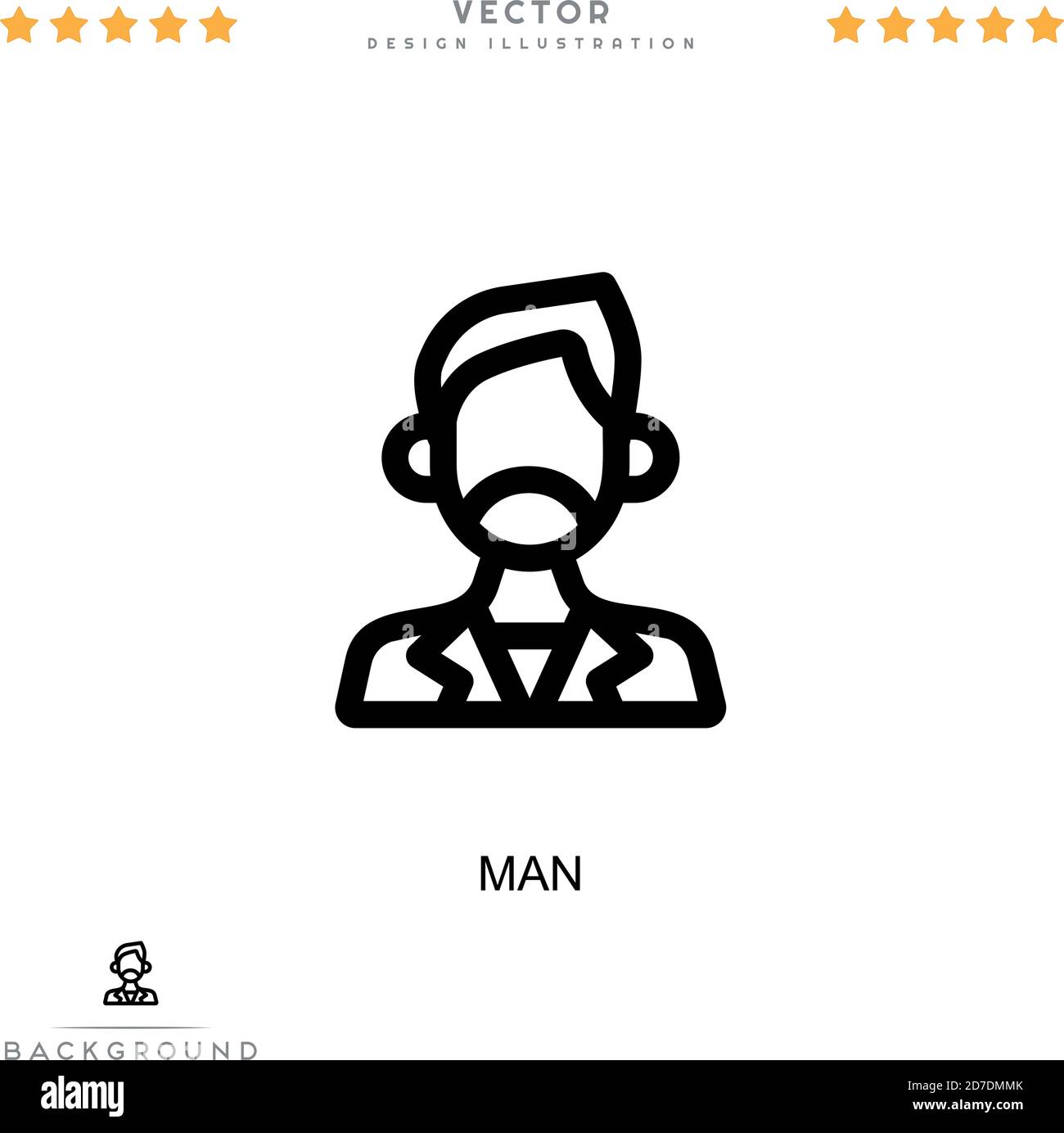 Man icon. Simple element from digital disruption collection. Line Man ...