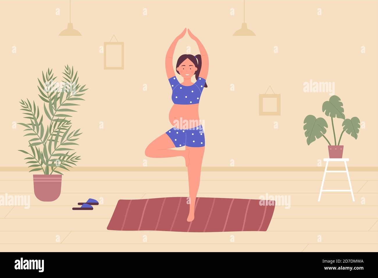 Happy baby relaxing in Stock Vector Images - Alamy