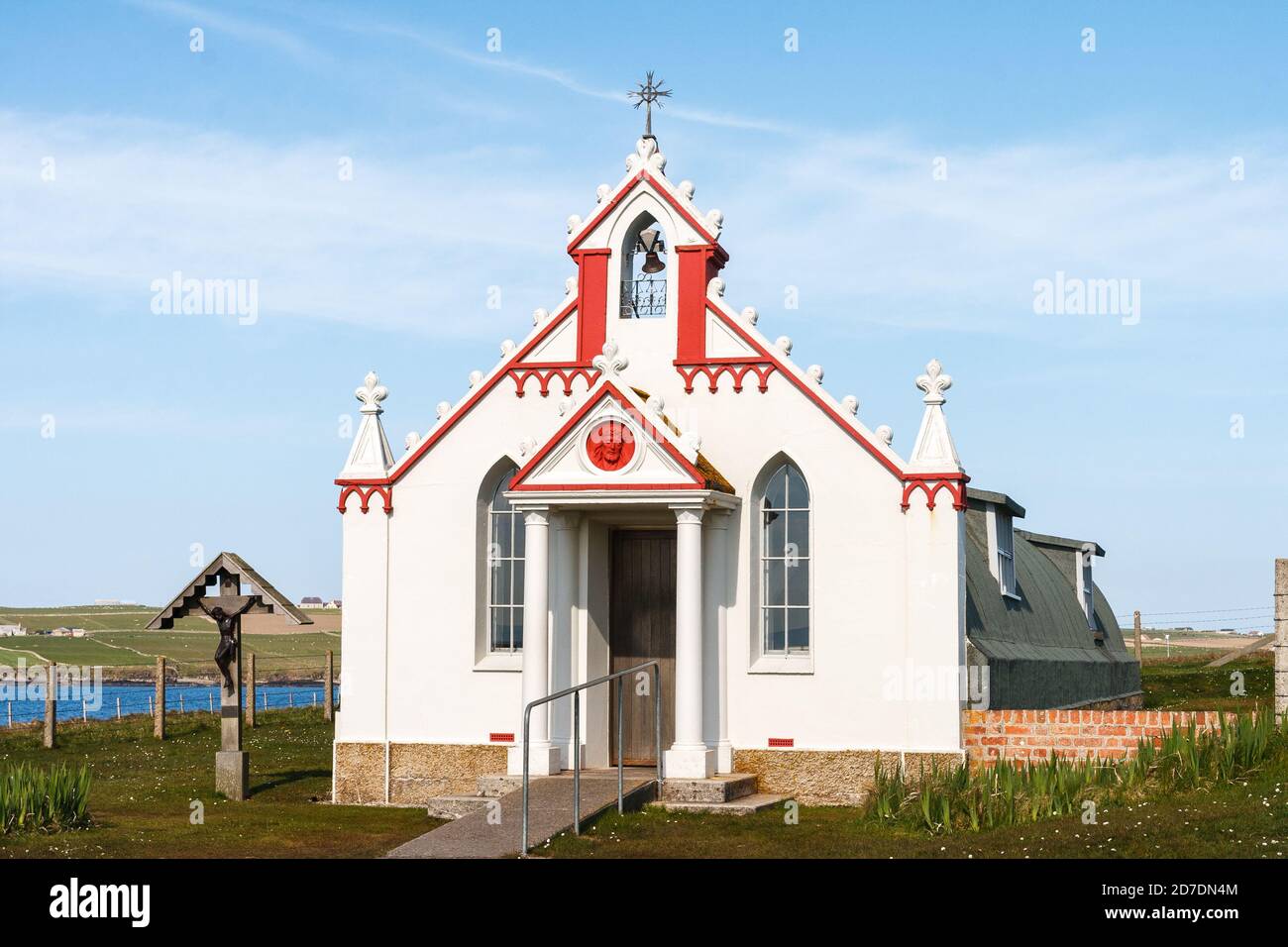 The Italian chapel at Lamb Holm, Orkney Stock Photo - Alamy