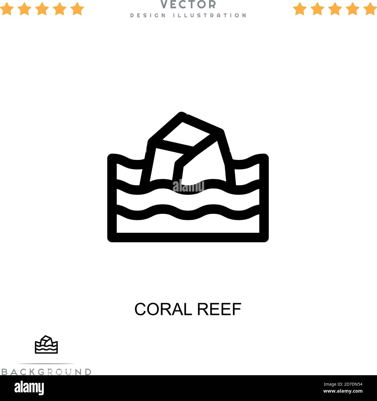 Coral reef icon. Simple element from digital disruption collection ... Coral reef icon. Simple element from digital disruption collection ...