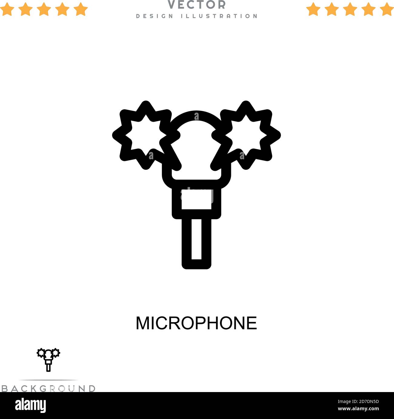 Microphone icon. Simple element from digital disruption collection ...