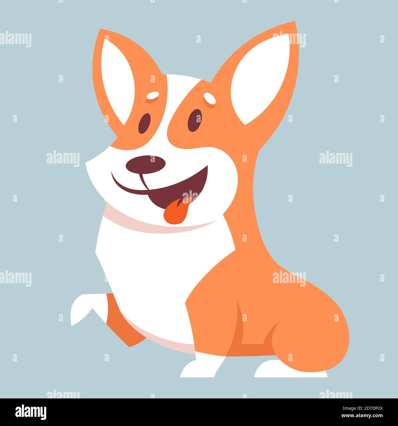 Corgi cartoon hi-res stock photography and images - Alamy