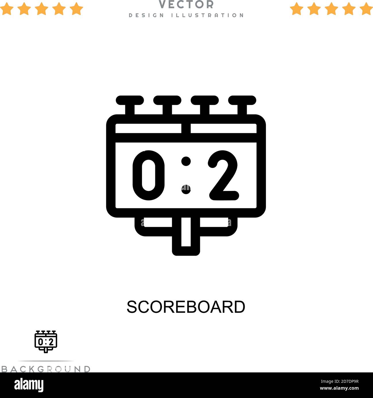 Simple Scoreboard Clip Art