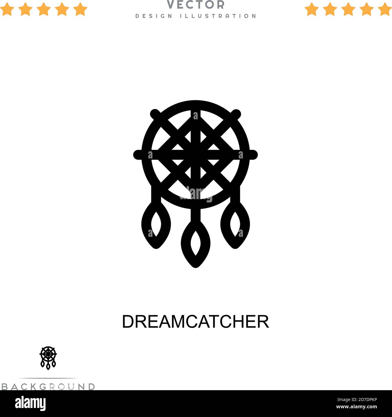 Dreamcatcher icon. Simple element from digital disruption collection ...