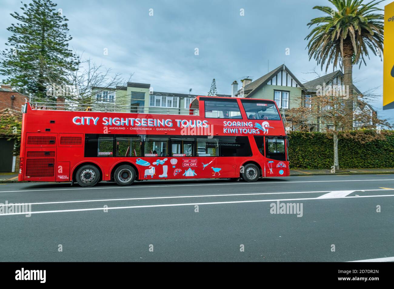 Auckland bus tour hi-res stock photography and images - Alamy