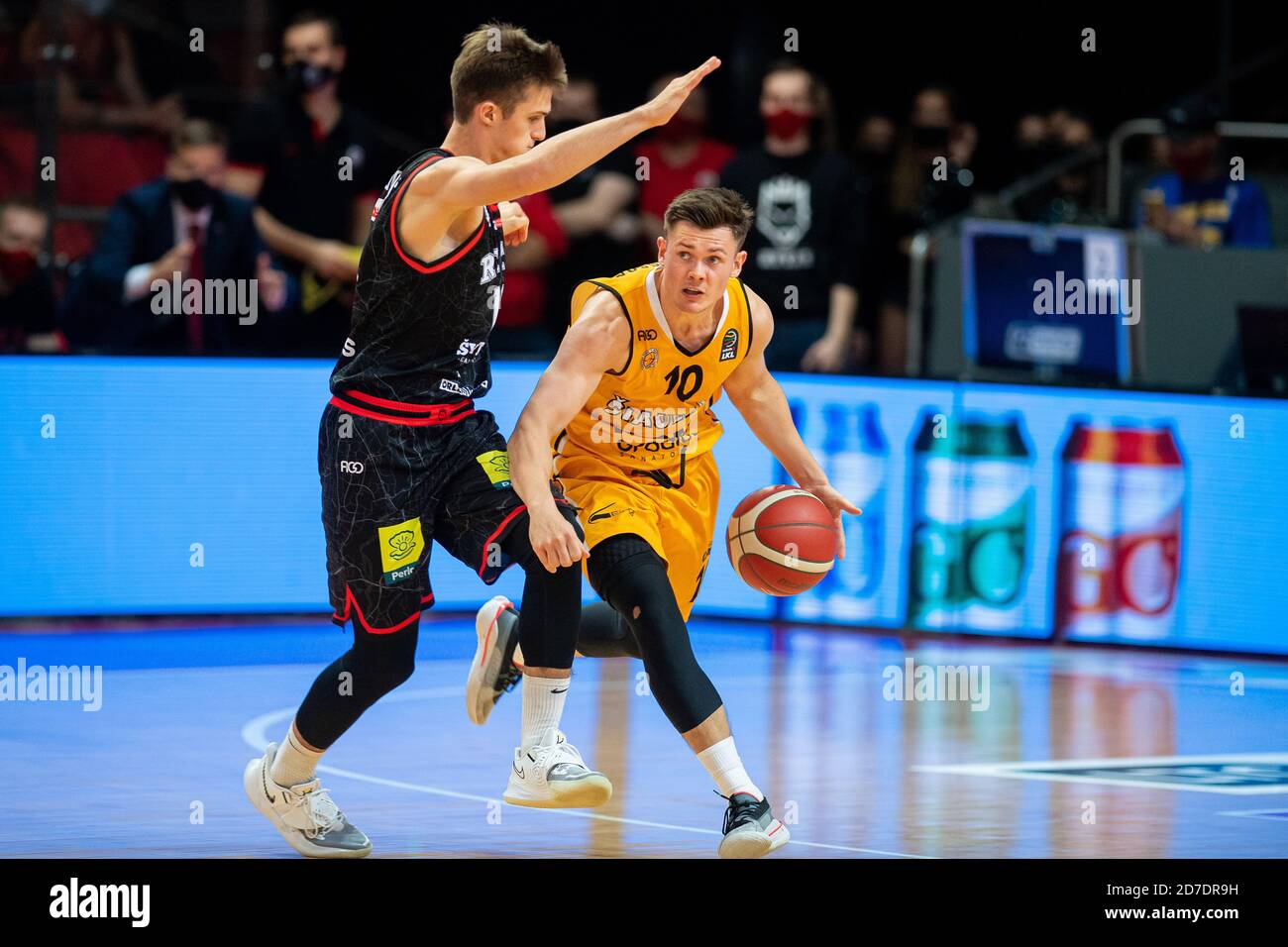 2020 10 10. Young Lithuanian basketball player Augustas Marciulionis ...