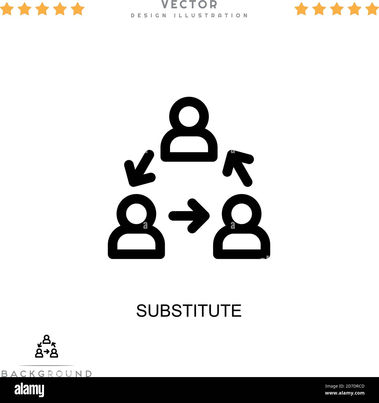 Action substitute Stock Vector Images - Alamy