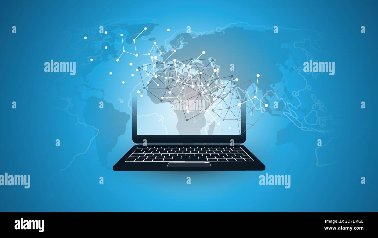 Digital Network Connections, Technology Background - Cloud Computing ...