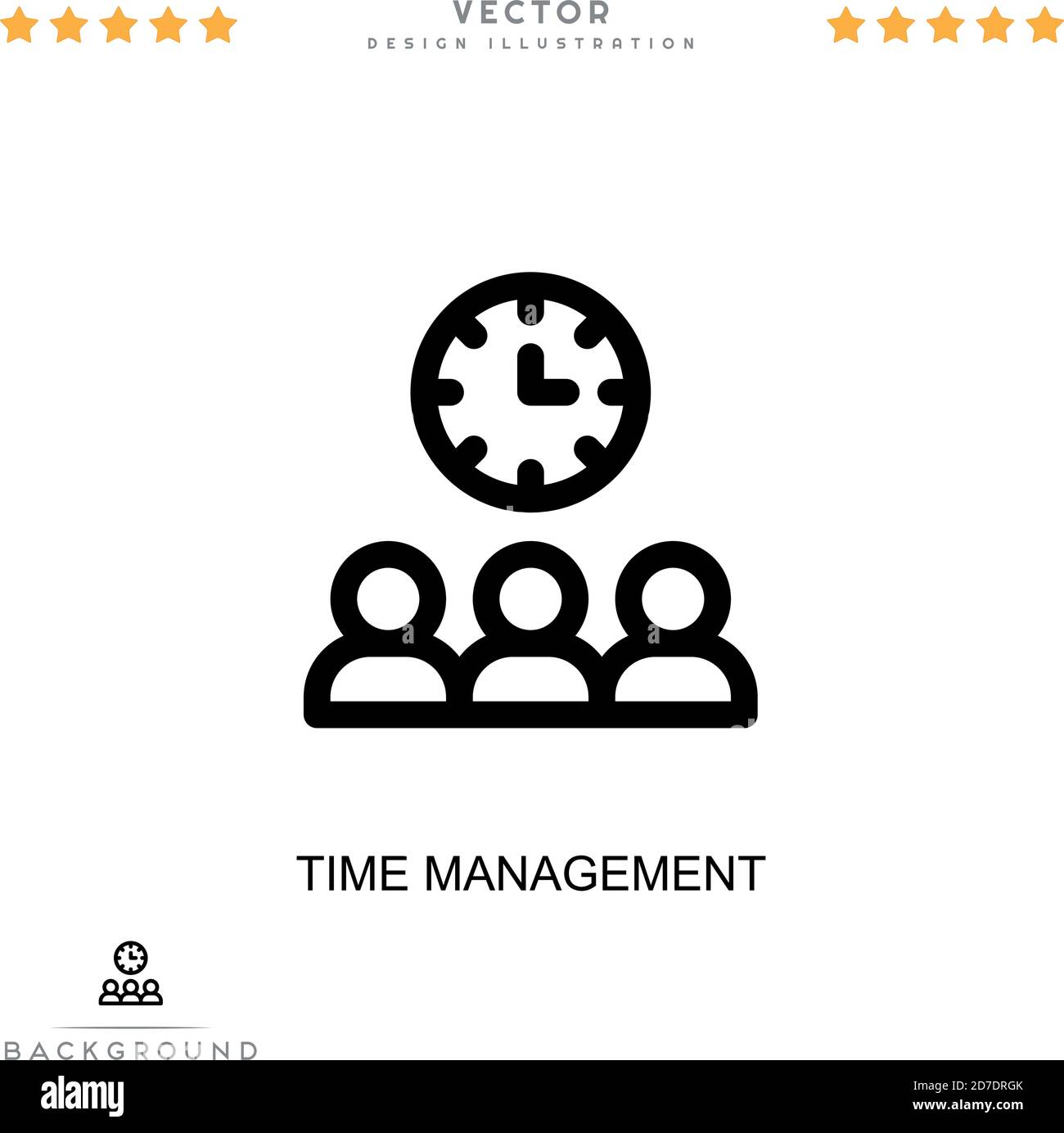 Time management icon. Simple element from digital disruption collection ...