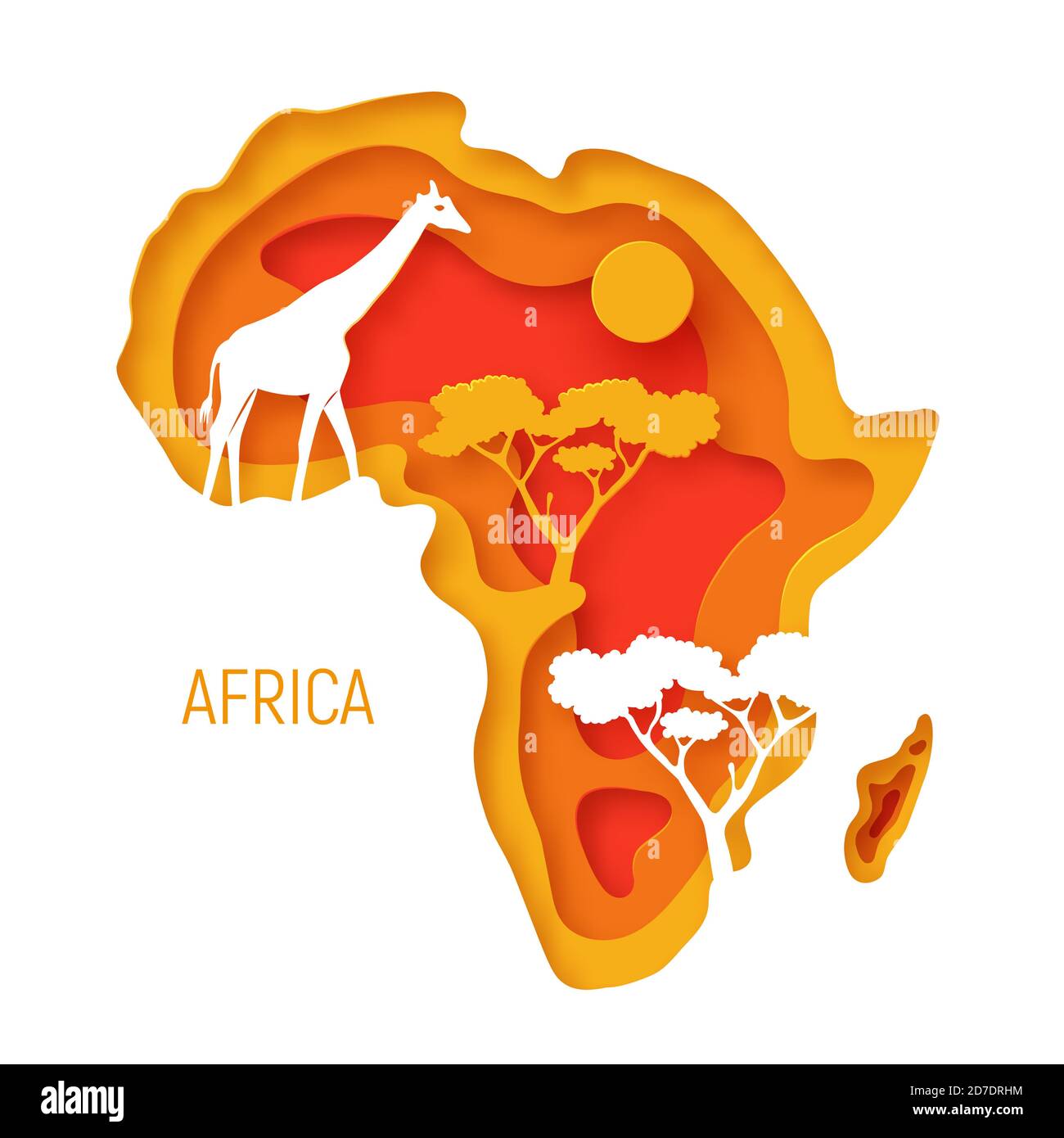Africa Continent Design