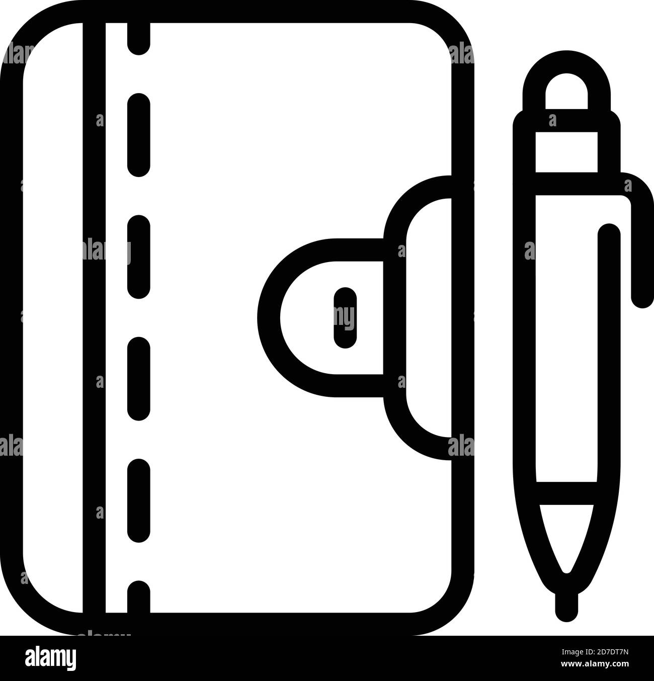 Personal notebook writing icon. Outline personal notebook writing ...