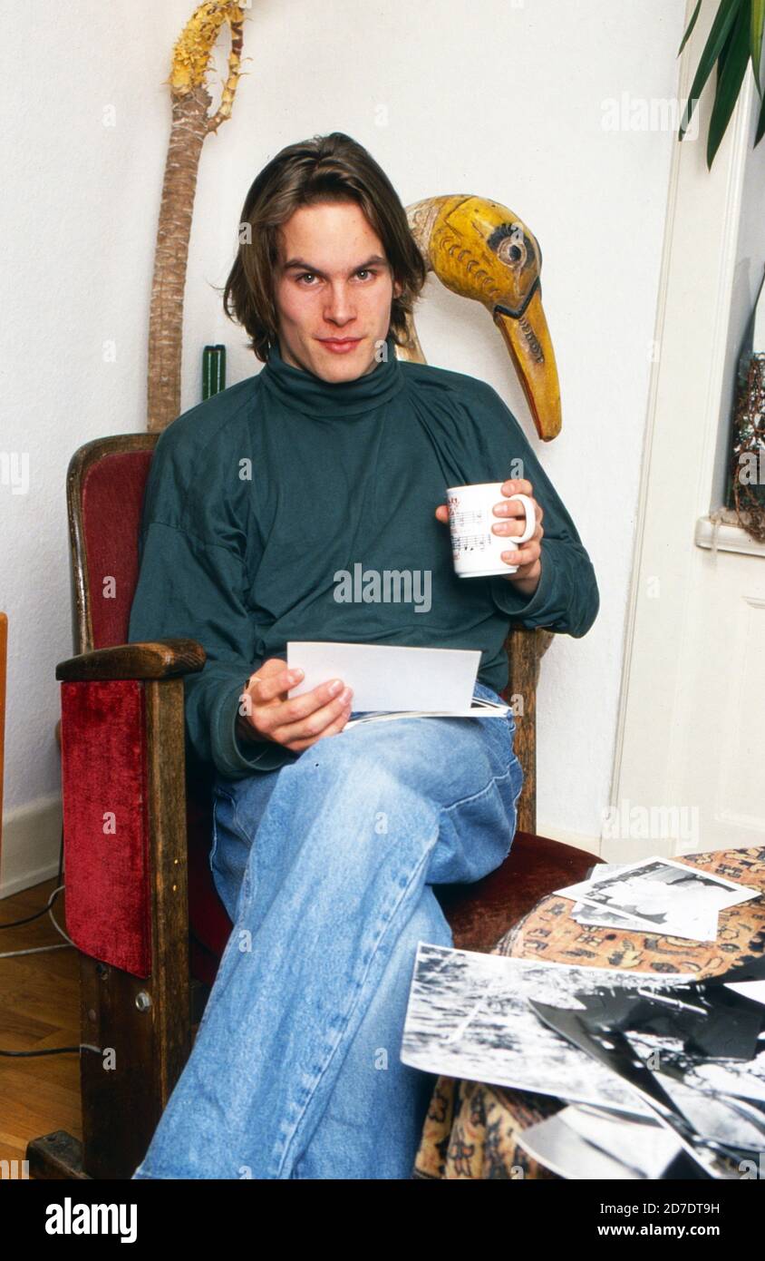 Wanja Mues, deutscher Schauspieler in Hamburg, Deutschland um 1993 ...