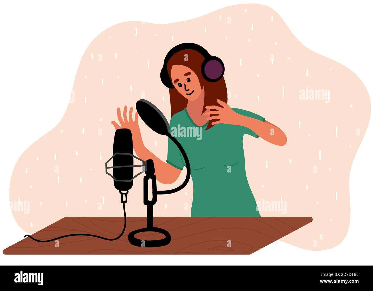 Mic illustration hi-res stock photography and images - Alamy