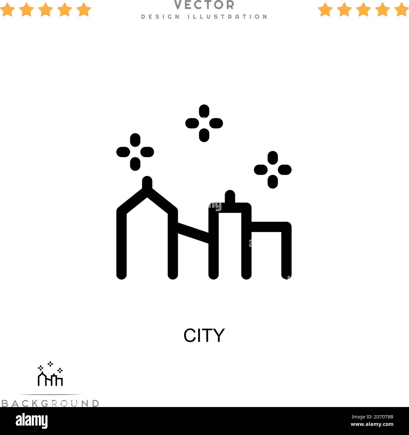 City icon. Simple element from digital disruption collection. Line City ...