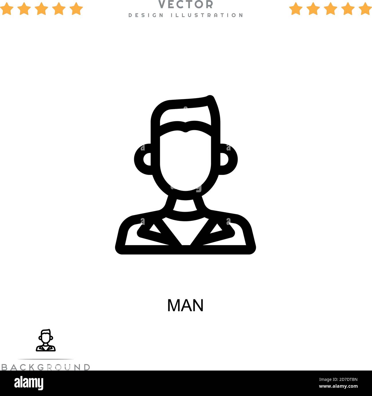 Man icon. Simple element from digital disruption collection. Line Man ...