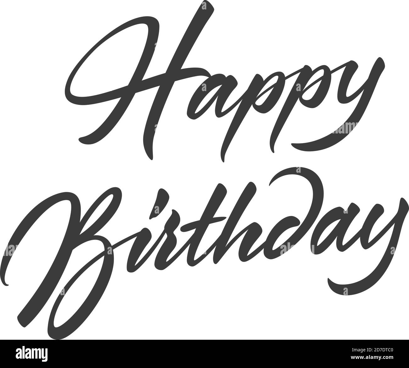 Happy Birthday vector text Stock Vector Image & Art - Alamy