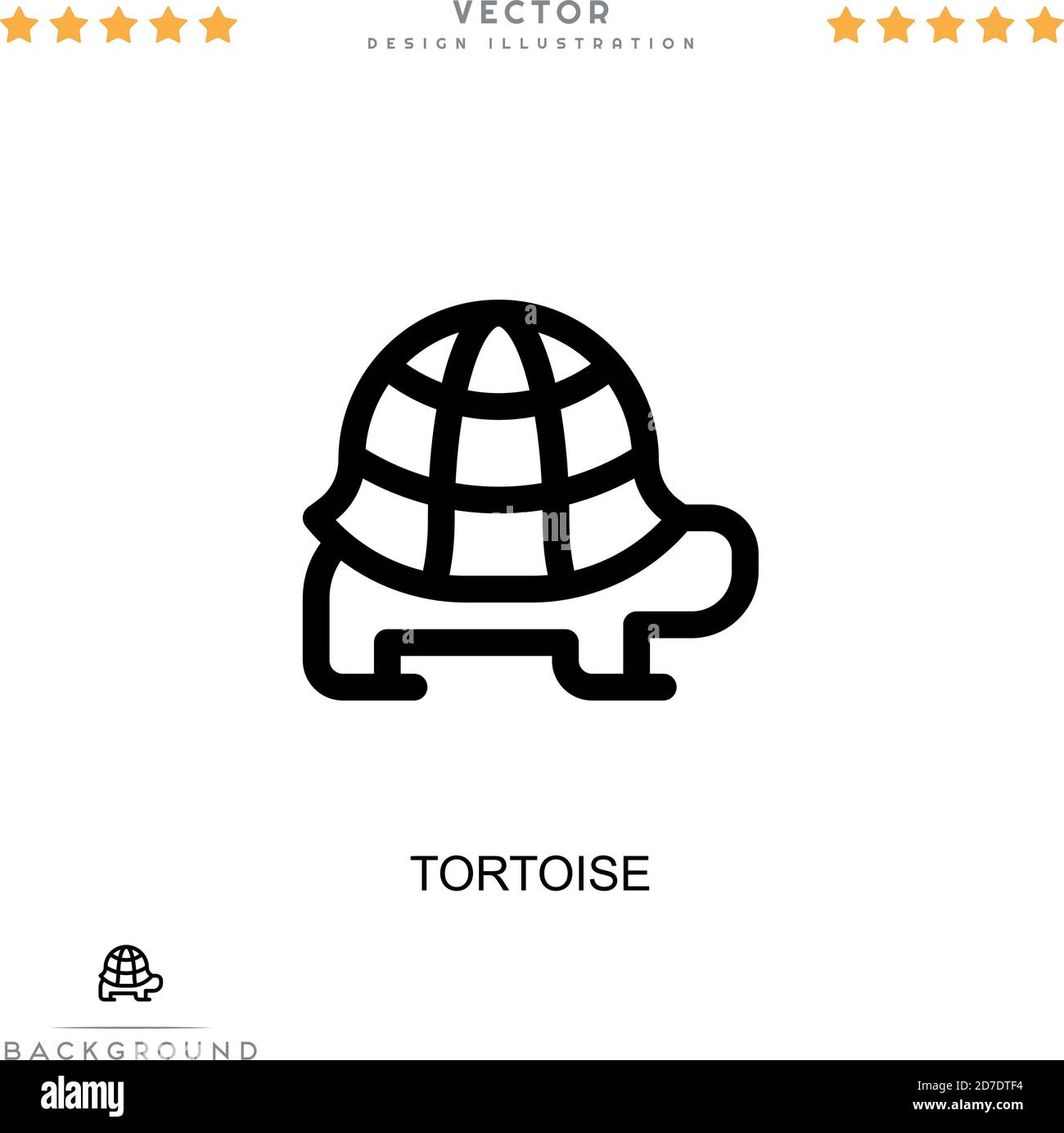Tortoise icon. Simple element from digital disruption collection. Line ...