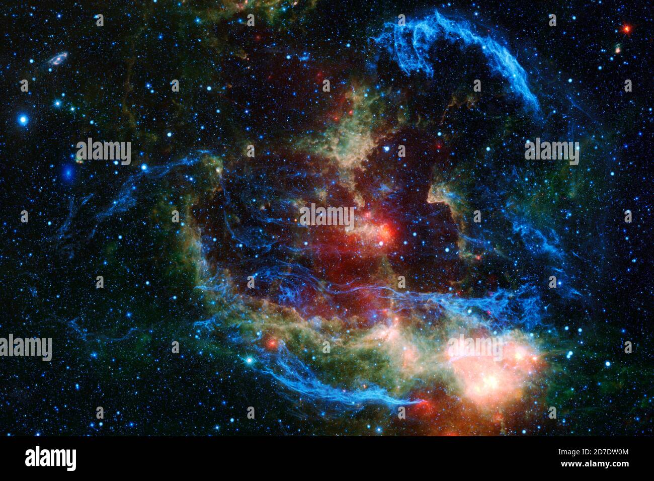 Endless universe with stars and galaxies in outer space. Cosmos art ...