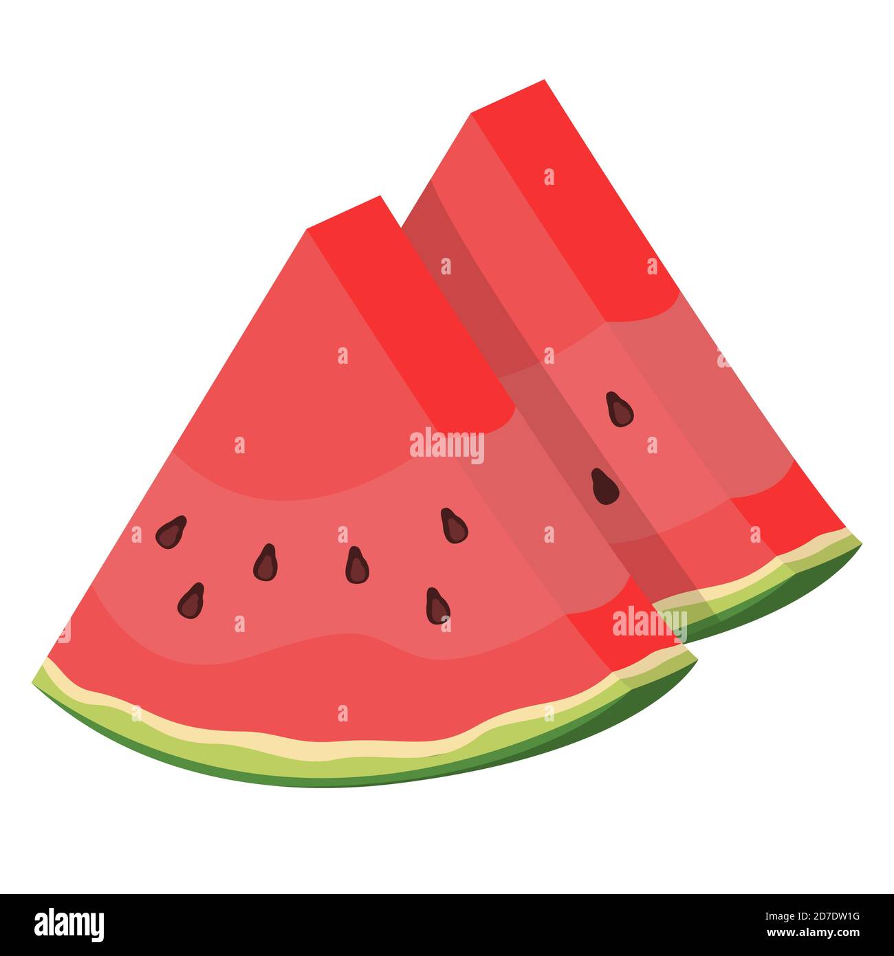 Cartoon watermelon slice hi-res stock photography and images - Alamy