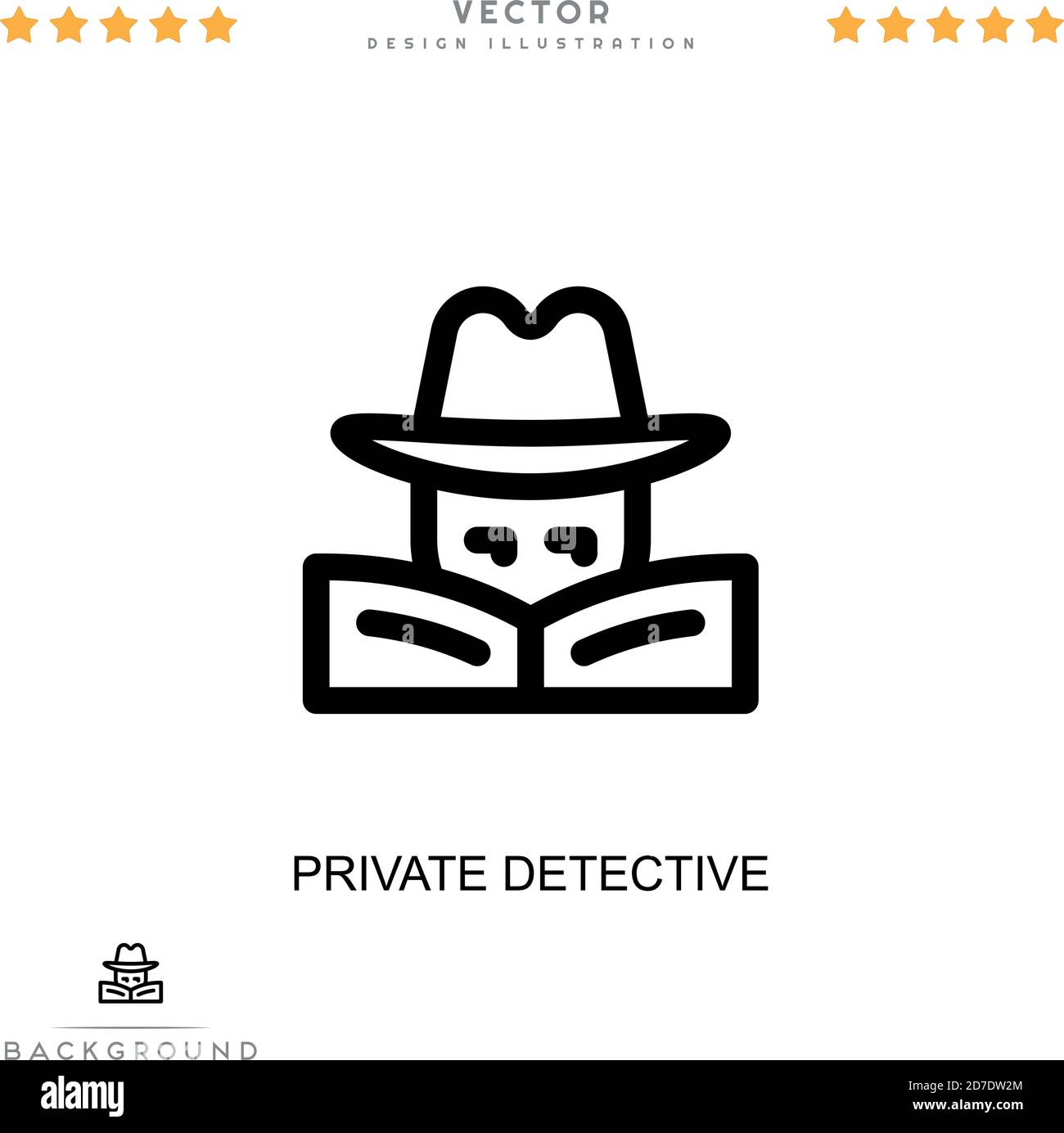 Private detective icon. Simple element from digital disruption ...