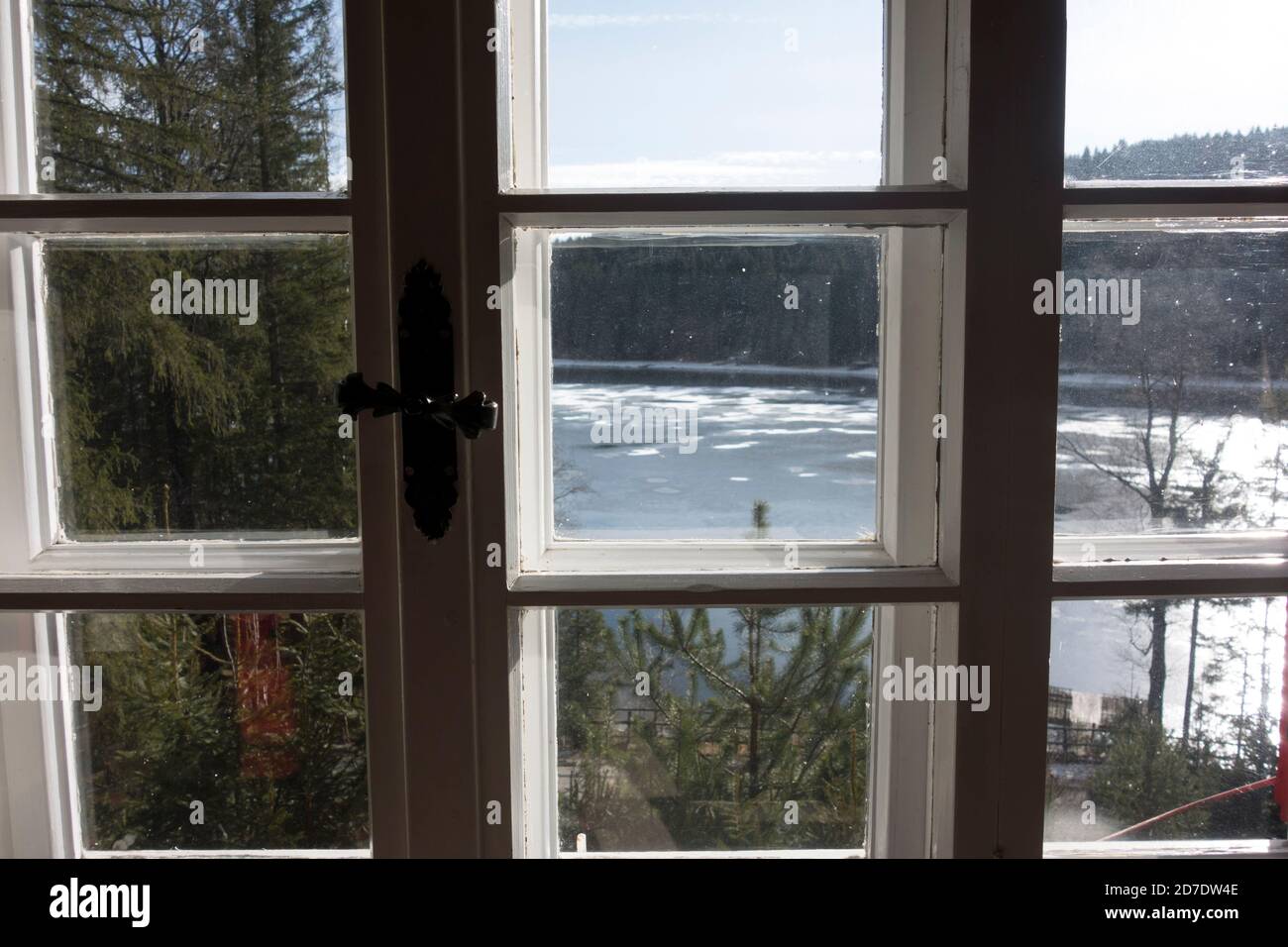 window pane in a building for watching outside and letting in light ...