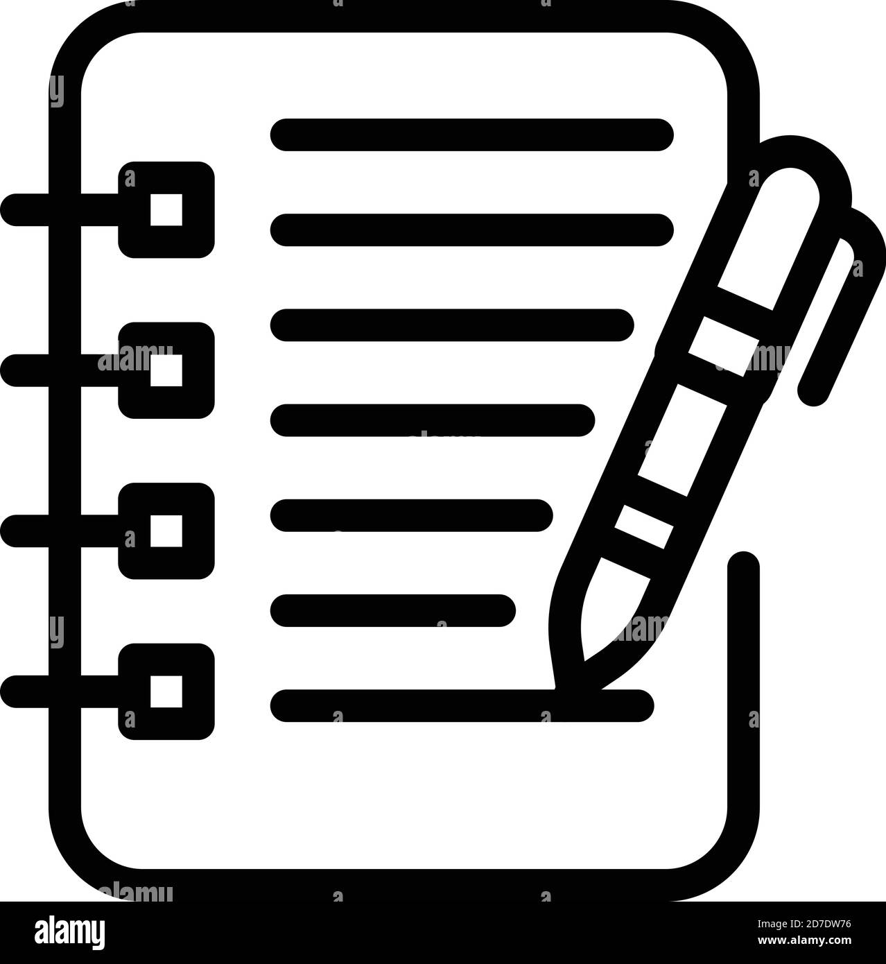 Human writing icon. Outline human writing vector icon for web design ...