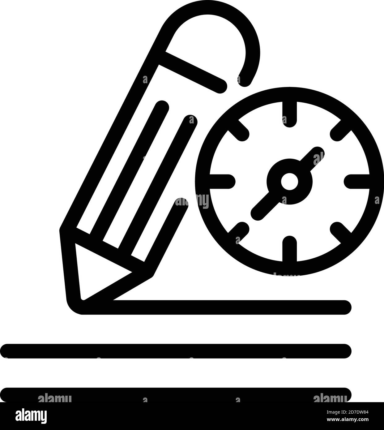 Fast pen writing icon. Outline fast pen writing vector icon for web ...