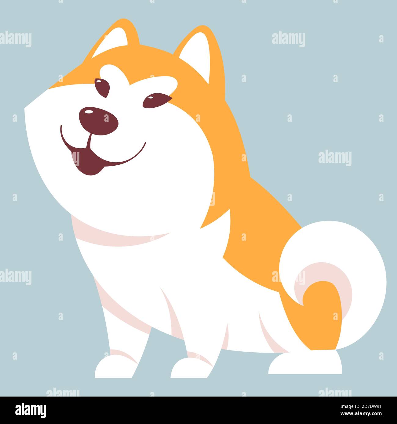 Akita inu Stock Vector Images - Alamy