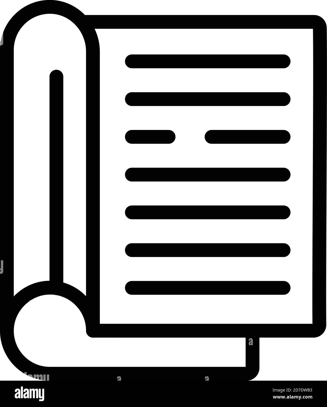 College writing icon. Outline college writing vector icon for web ...