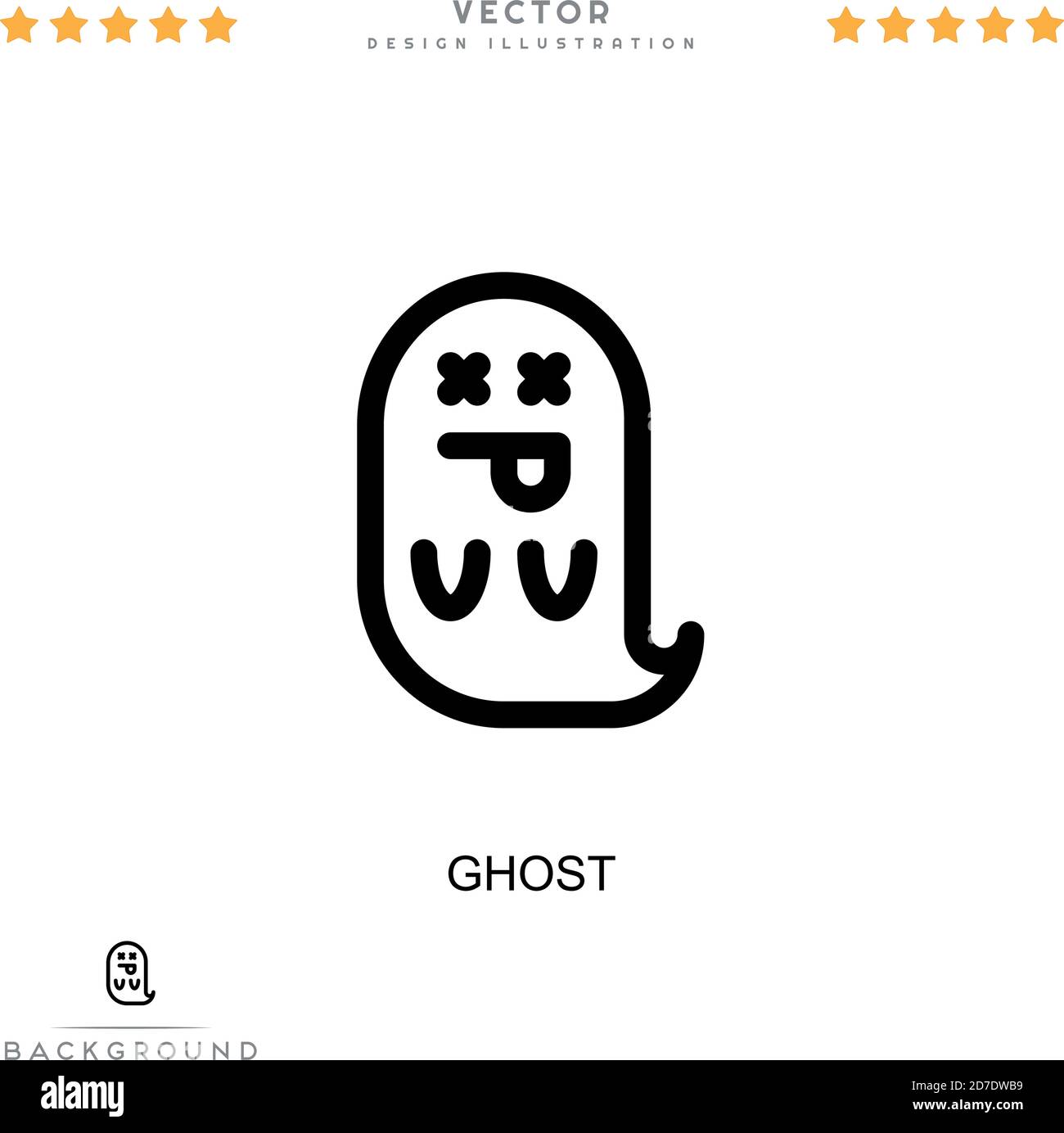 Ghost icon. Simple element from digital disruption collection. Line ...