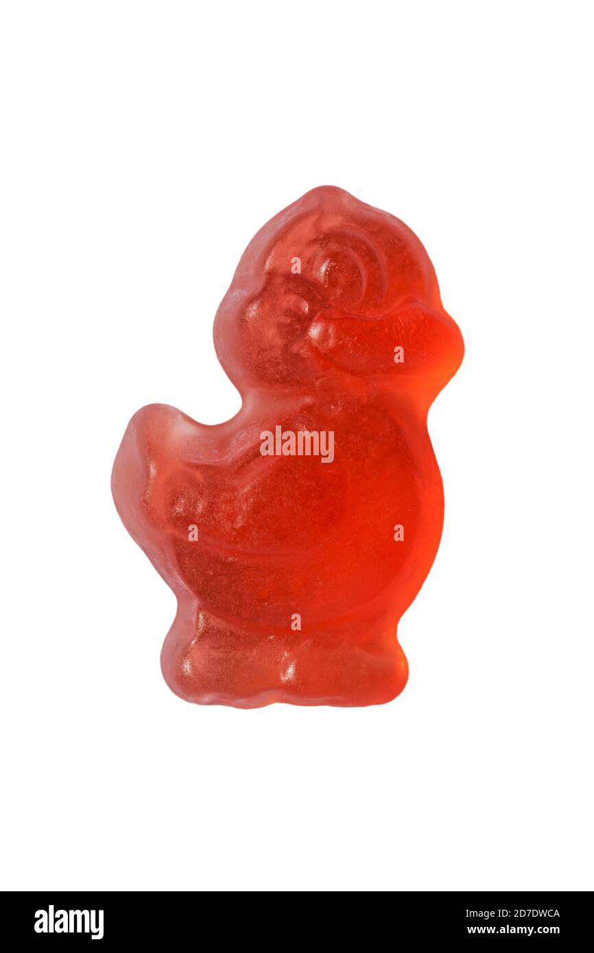 Easter chick duck sweet candy from packet of Haribo Spring Time friends ...