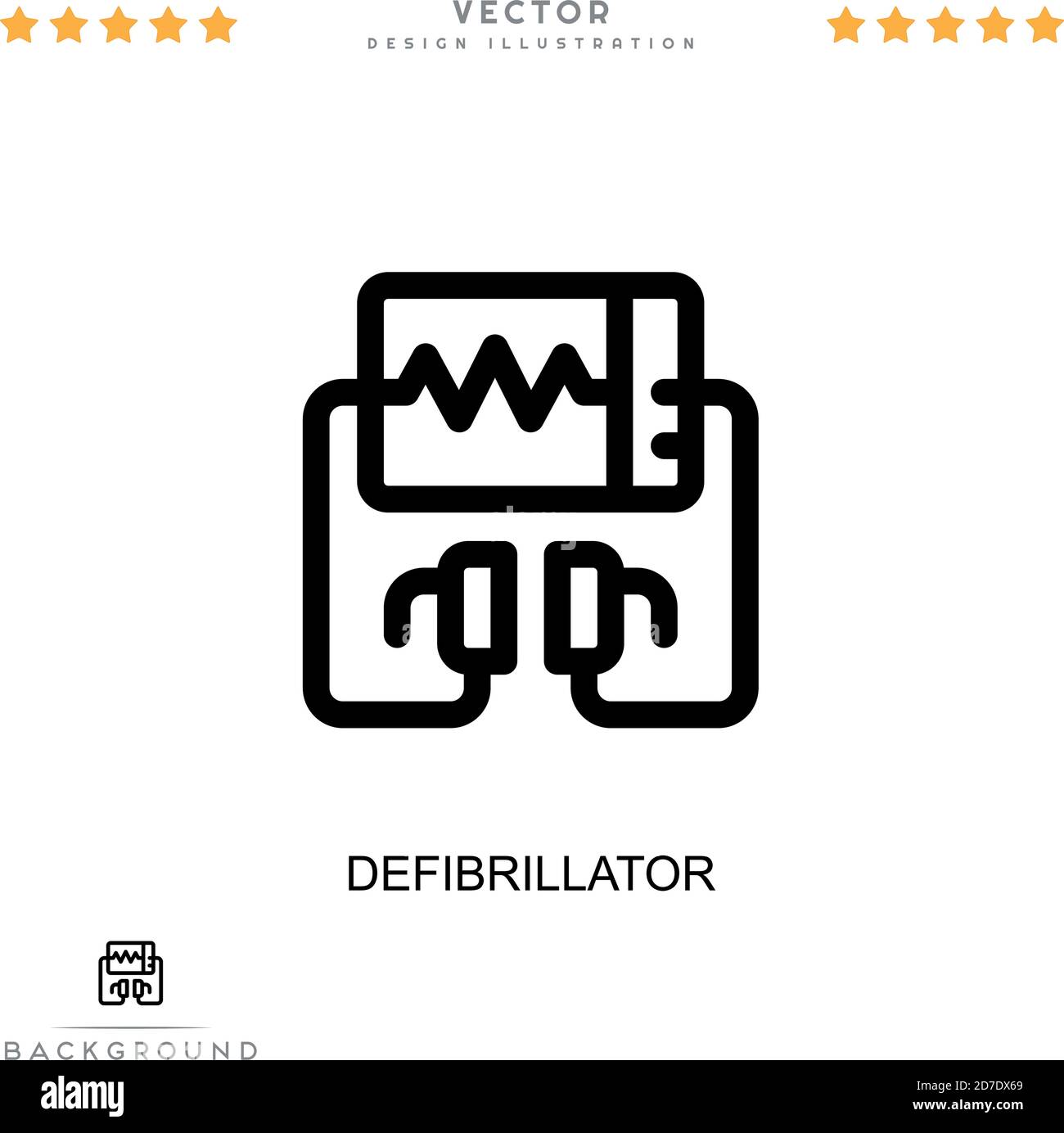 Defibrillator icon. Simple element from digital disruption collection ...