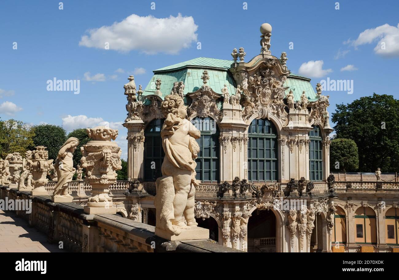 Baroque architecture in Dresden/ germany Stock Photo - Alamy