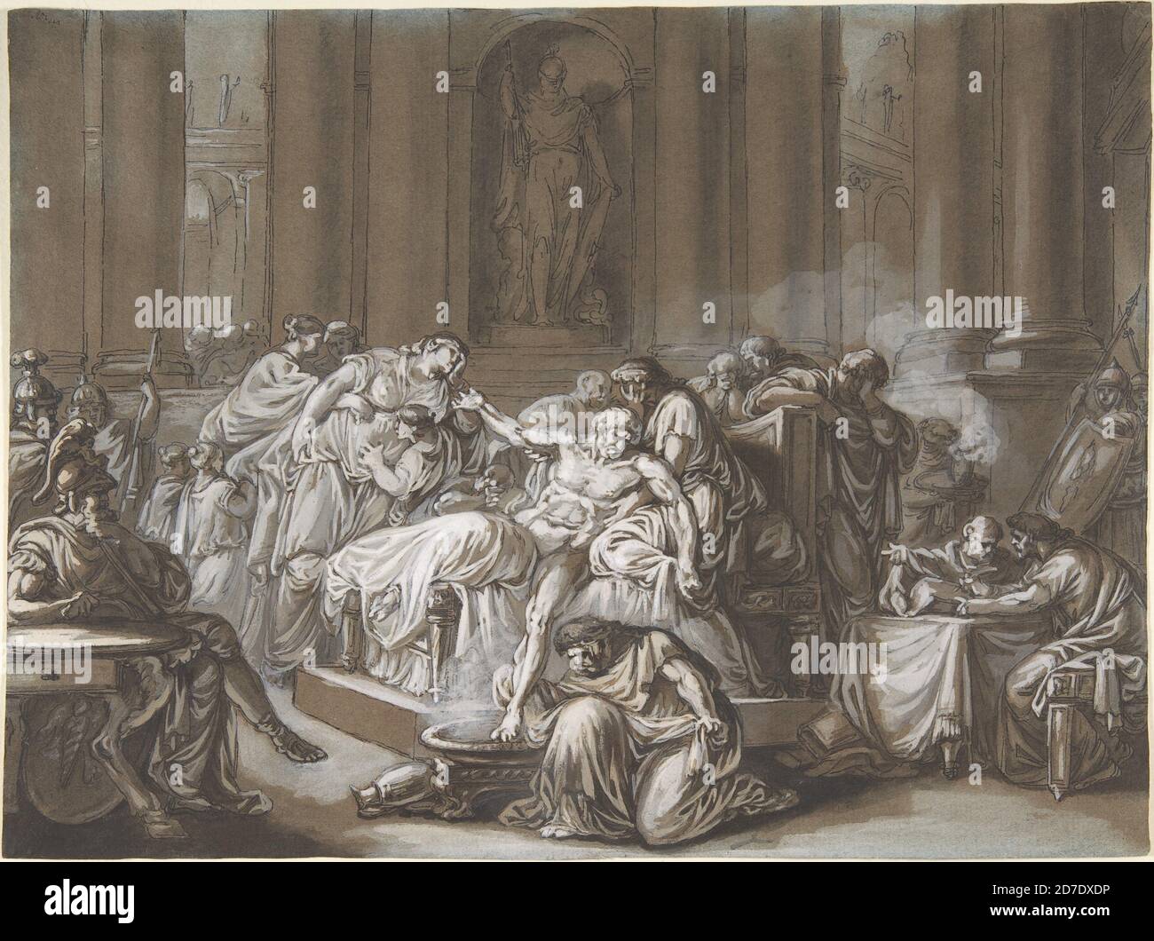Death of seneca hi-res stock photography and images - Alamy