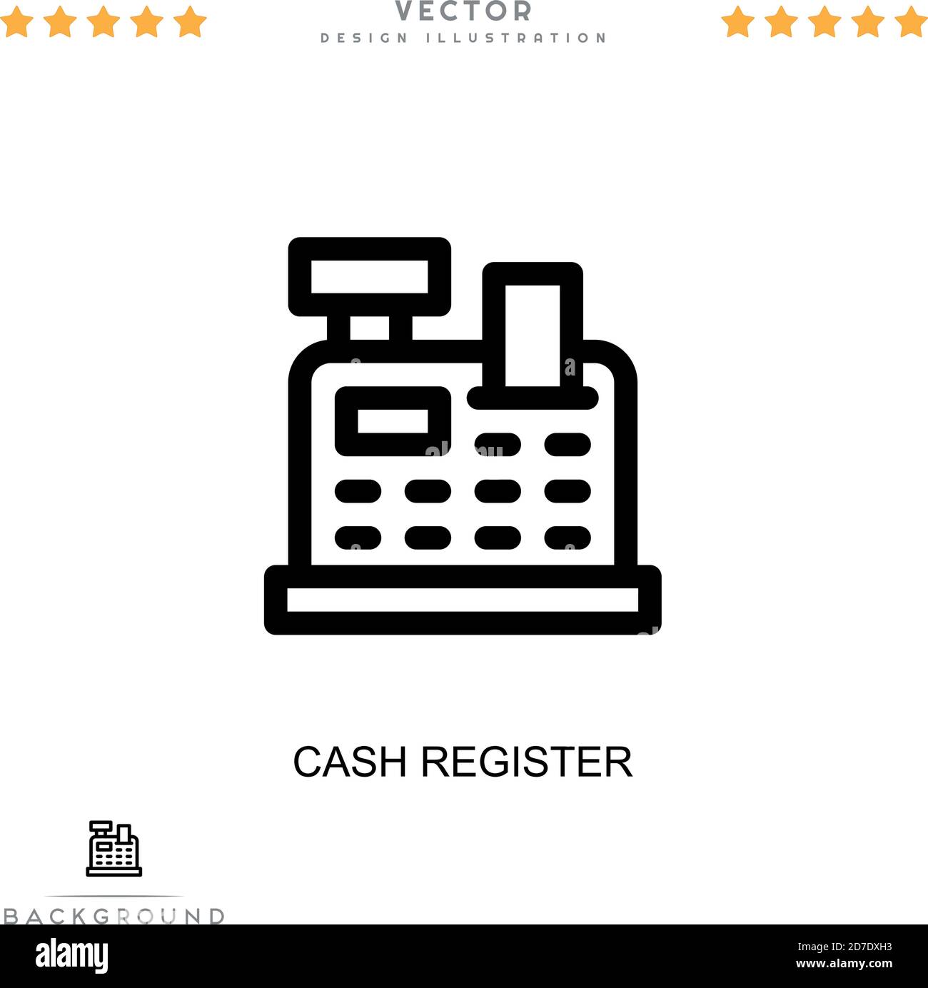 Cash register icon. Simple element from digital disruption collection ...
