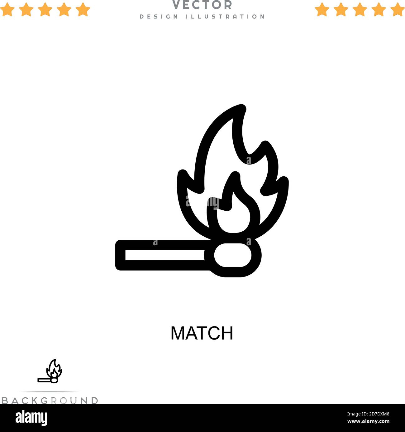 Match icon. Simple element from digital disruption collection. Line ...