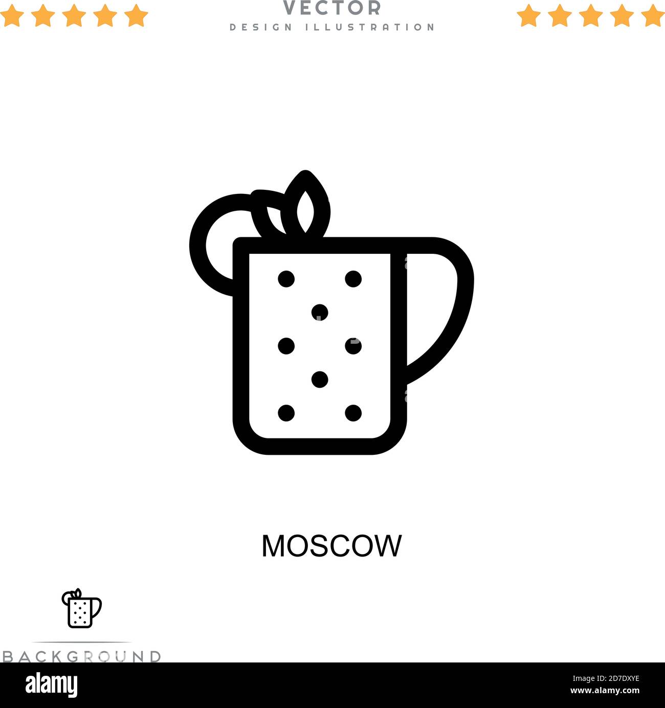 Moscow icon. Simple element from digital disruption collection. Line ...