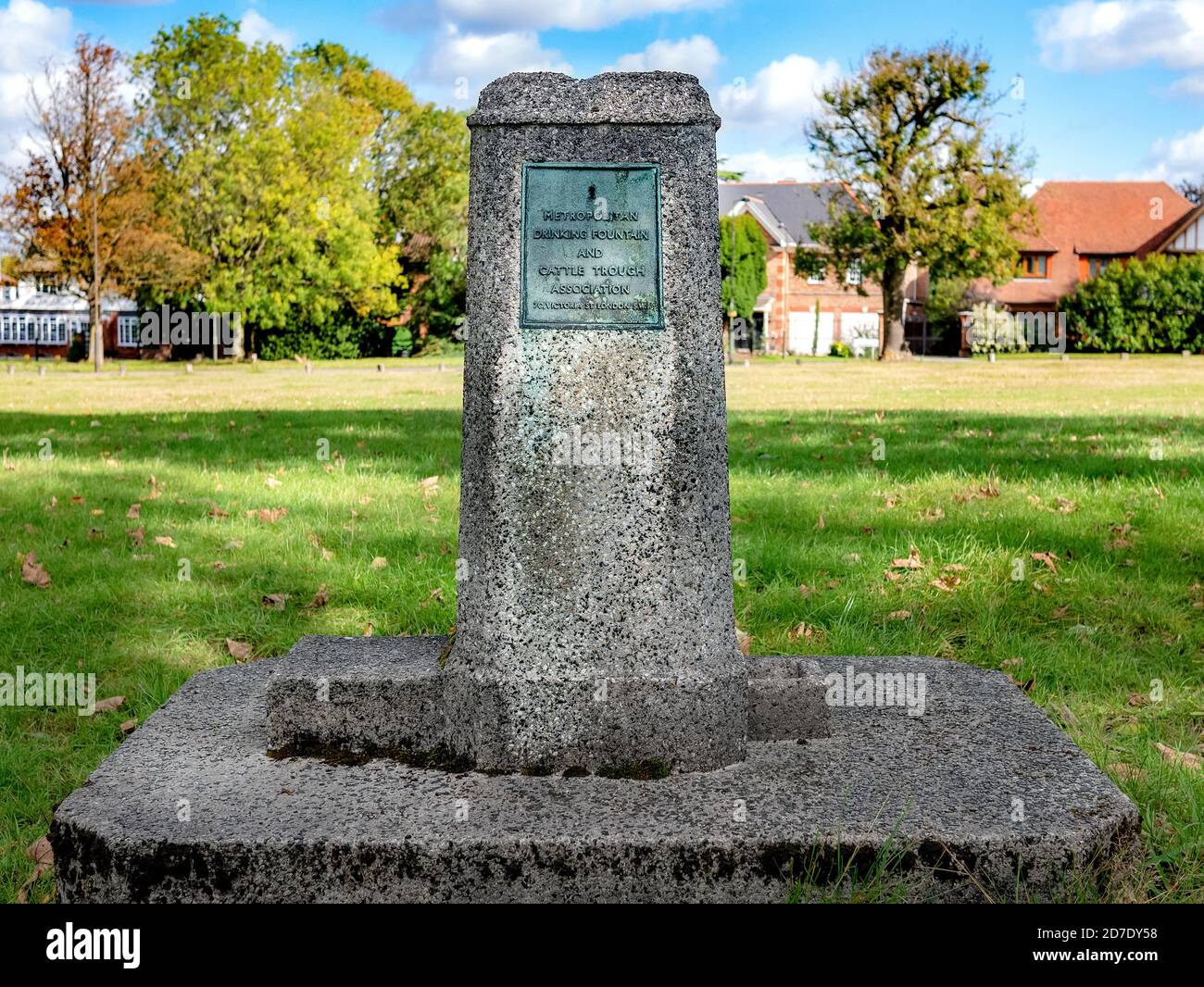 Drinking Fountain, Chislehurst Common Stock Photo - Alamy
