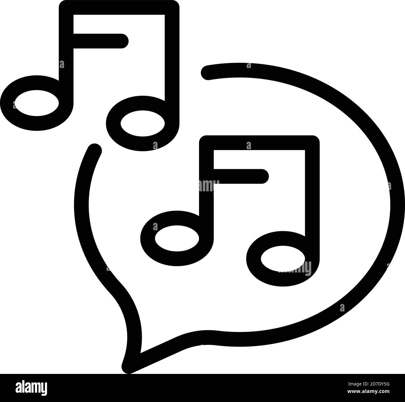 Holiday notes icon. Outline holiday notes vector icon for web design ...