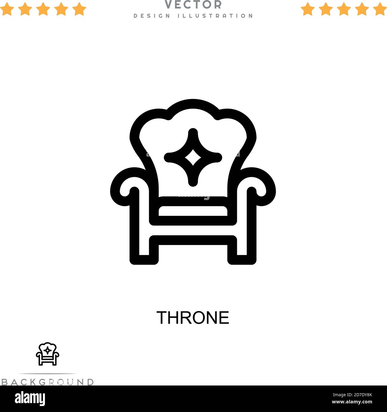 Velvet throne Stock Vector Images - Alamy