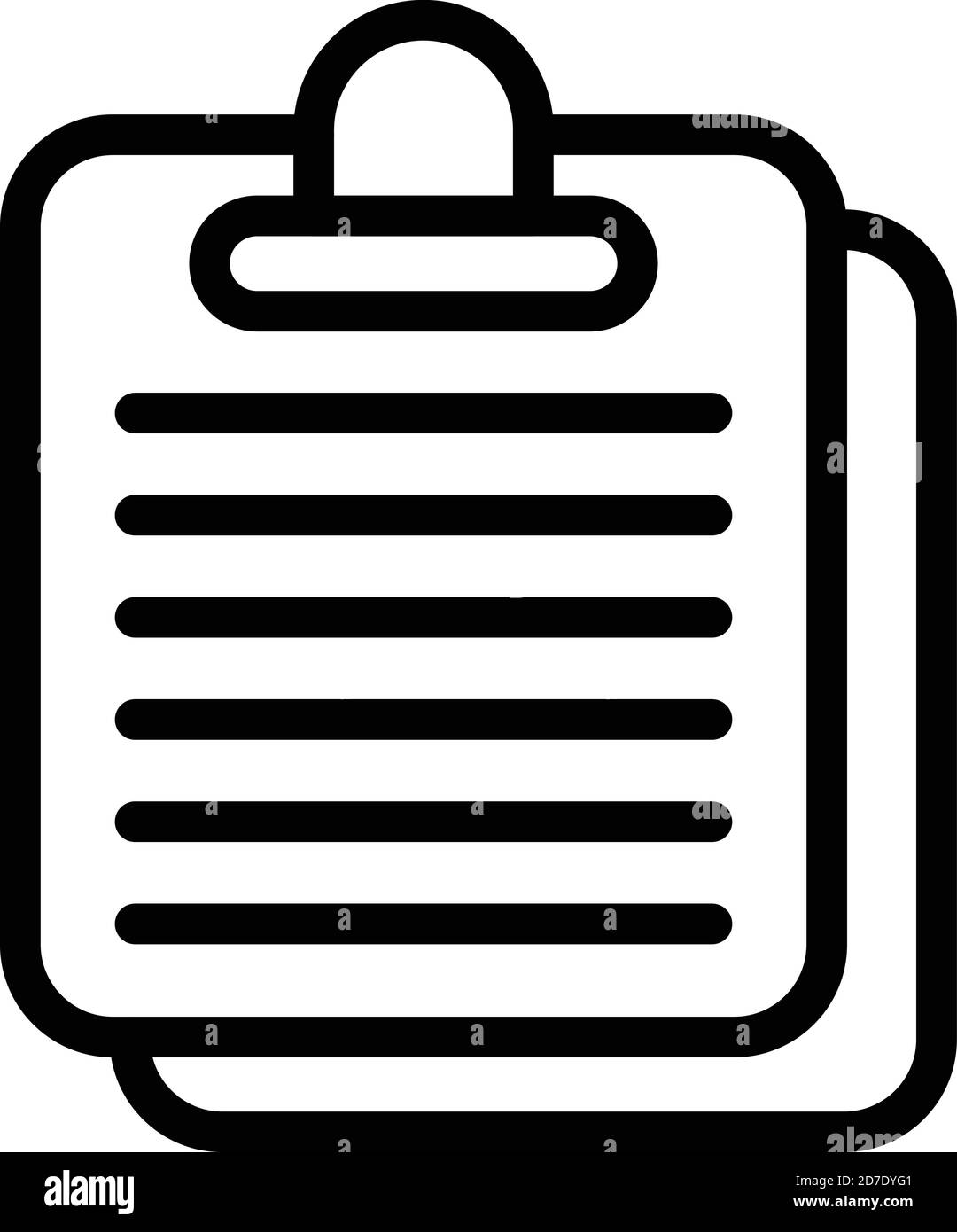 Contract writing icon. Outline contract writing vector icon for web ...