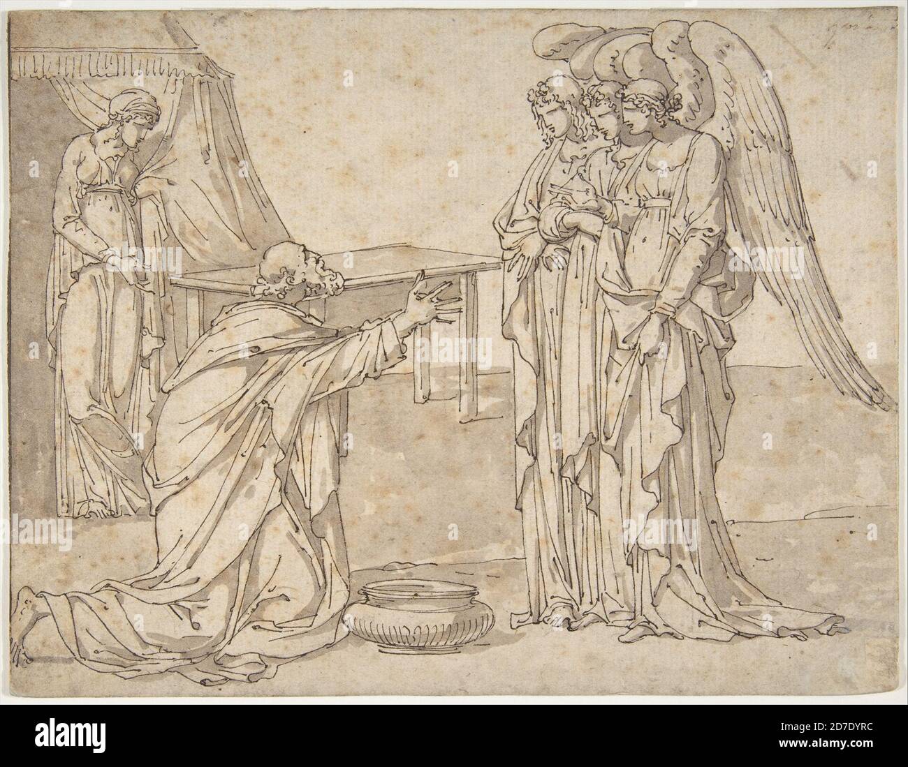 Three angels with abraham hi-res stock photography and images - Alamy