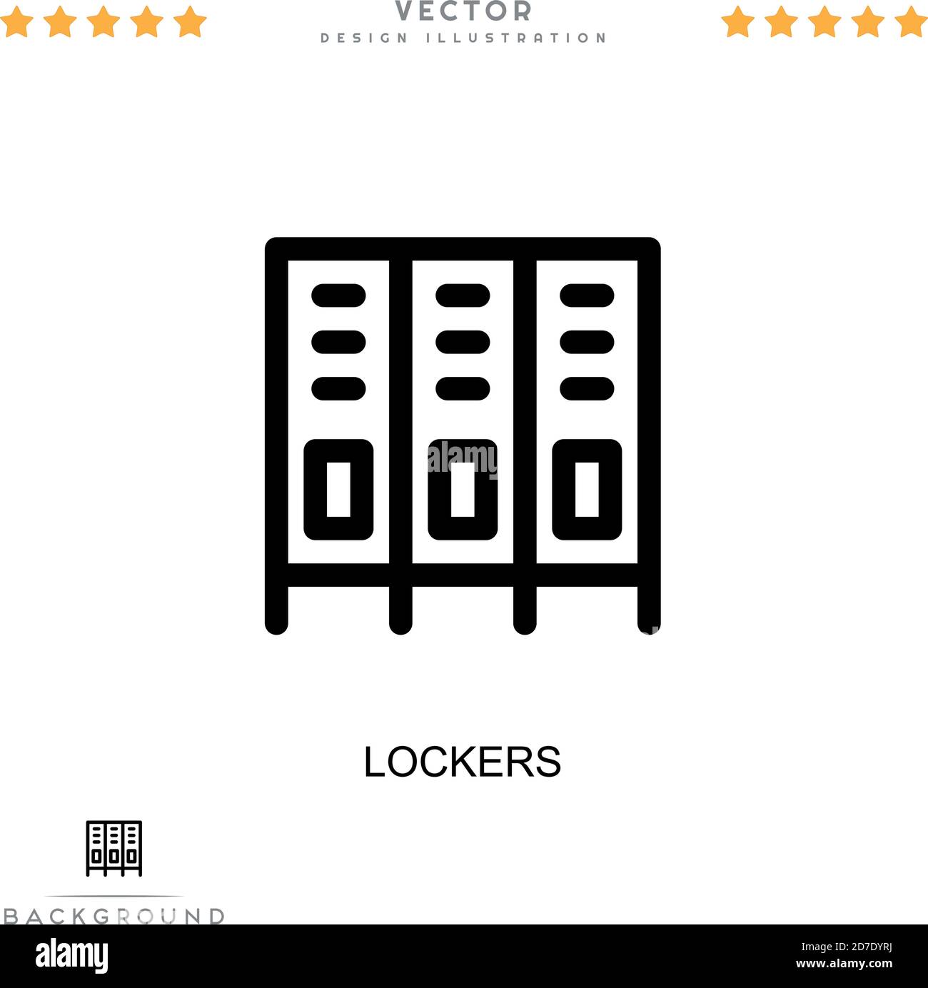 Empty high school lockers Cut Out Stock Images & Pictures - Alamy